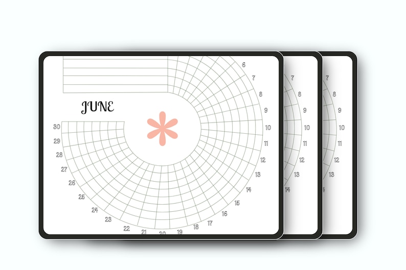 Circular Habit Tracker Printablecircle Habit Tracker365 Day Habit ...