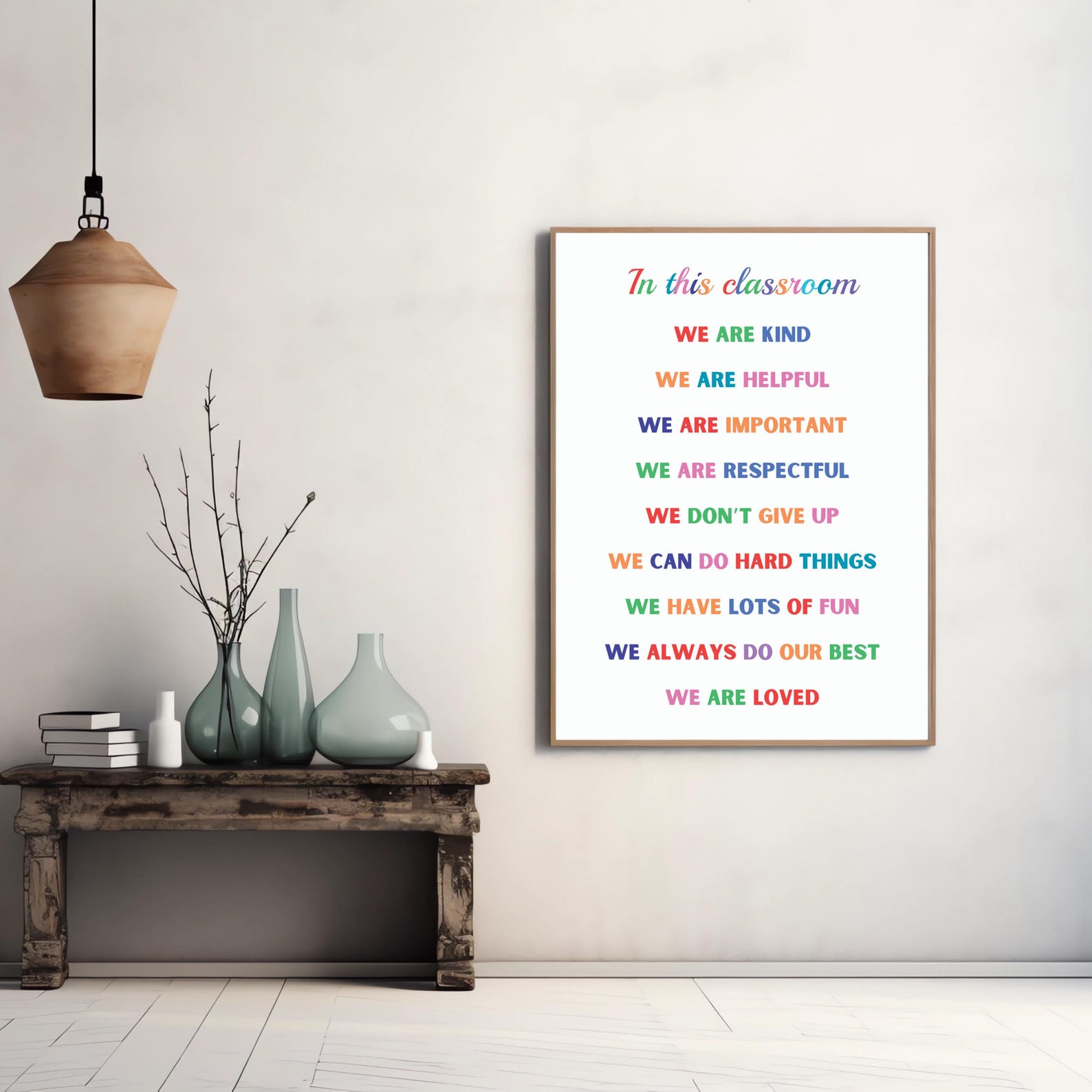 Classroom Rules Poster Sign, Montessori Classroom Rules, Classroom ...