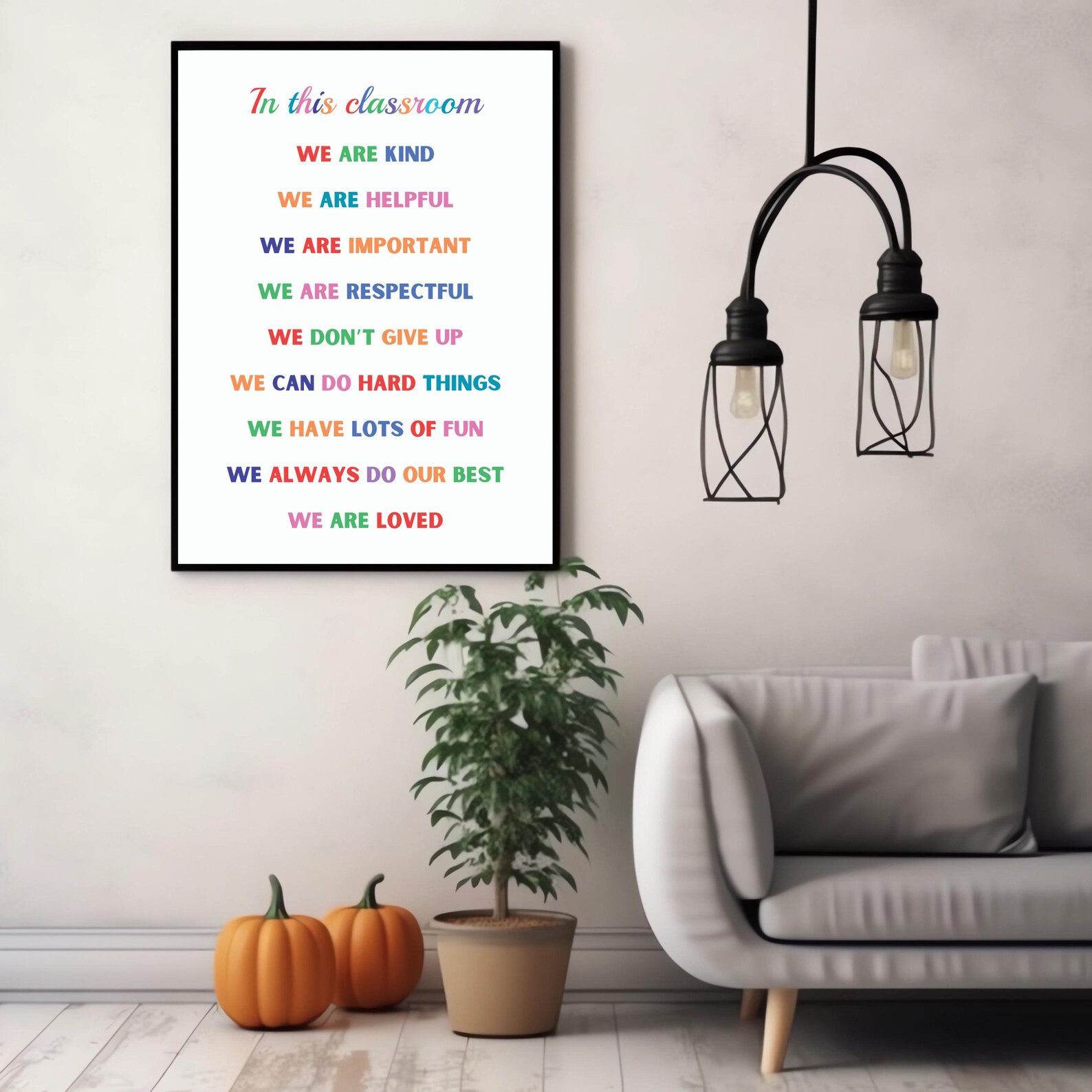 Classroom Rules Poster Sign, Montessori Classroom Rules, Classroom ...