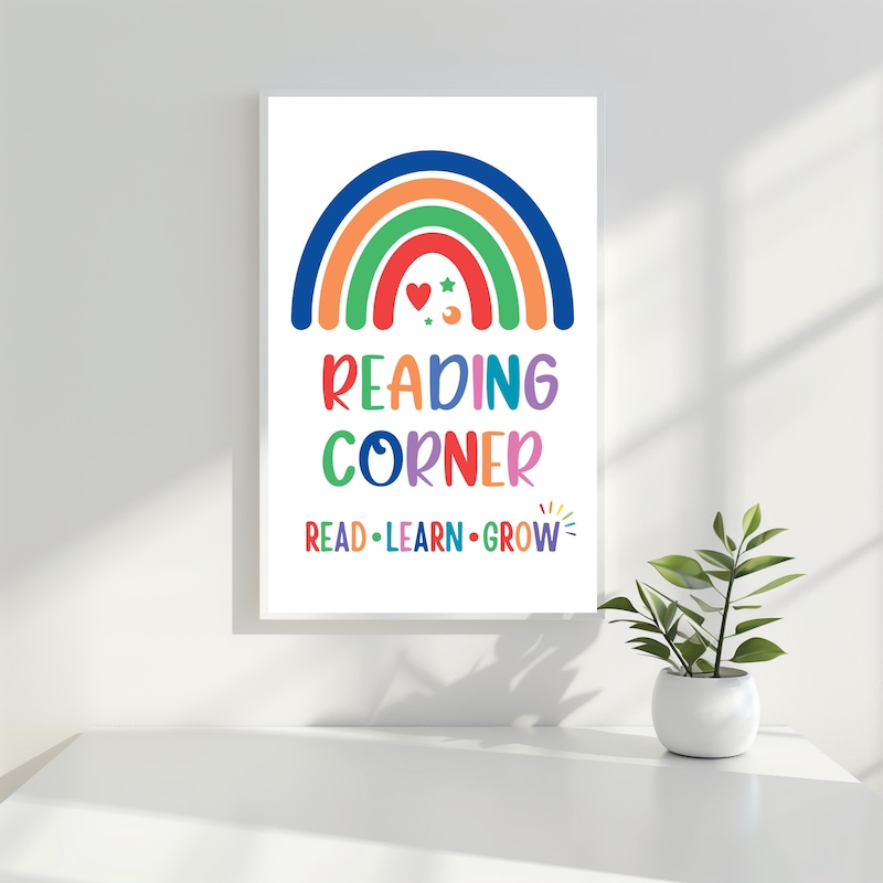 Reading Corner Sign - Etsy