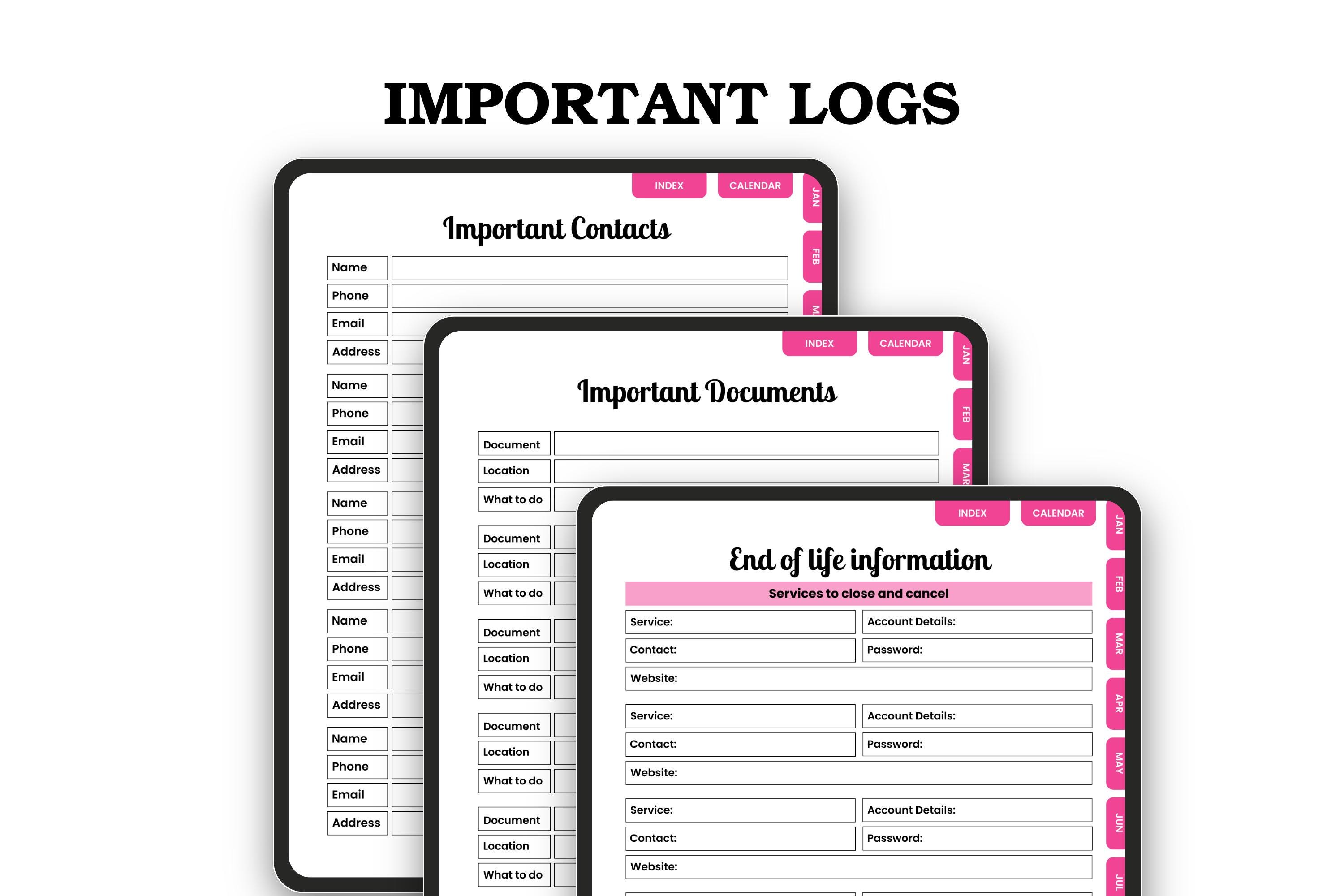 2024 End of Life Planner Printable, End of Life PDF, End of Life ...