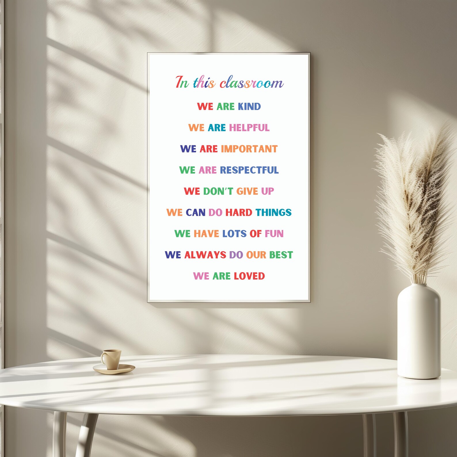 Classroom Rules Poster Sign, Montessori Classroom Rules, Classroom ...