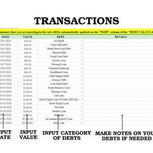 Debt Snowball Calculator Spreadsheet Google Sheet, Debt Payoff Tracker ...