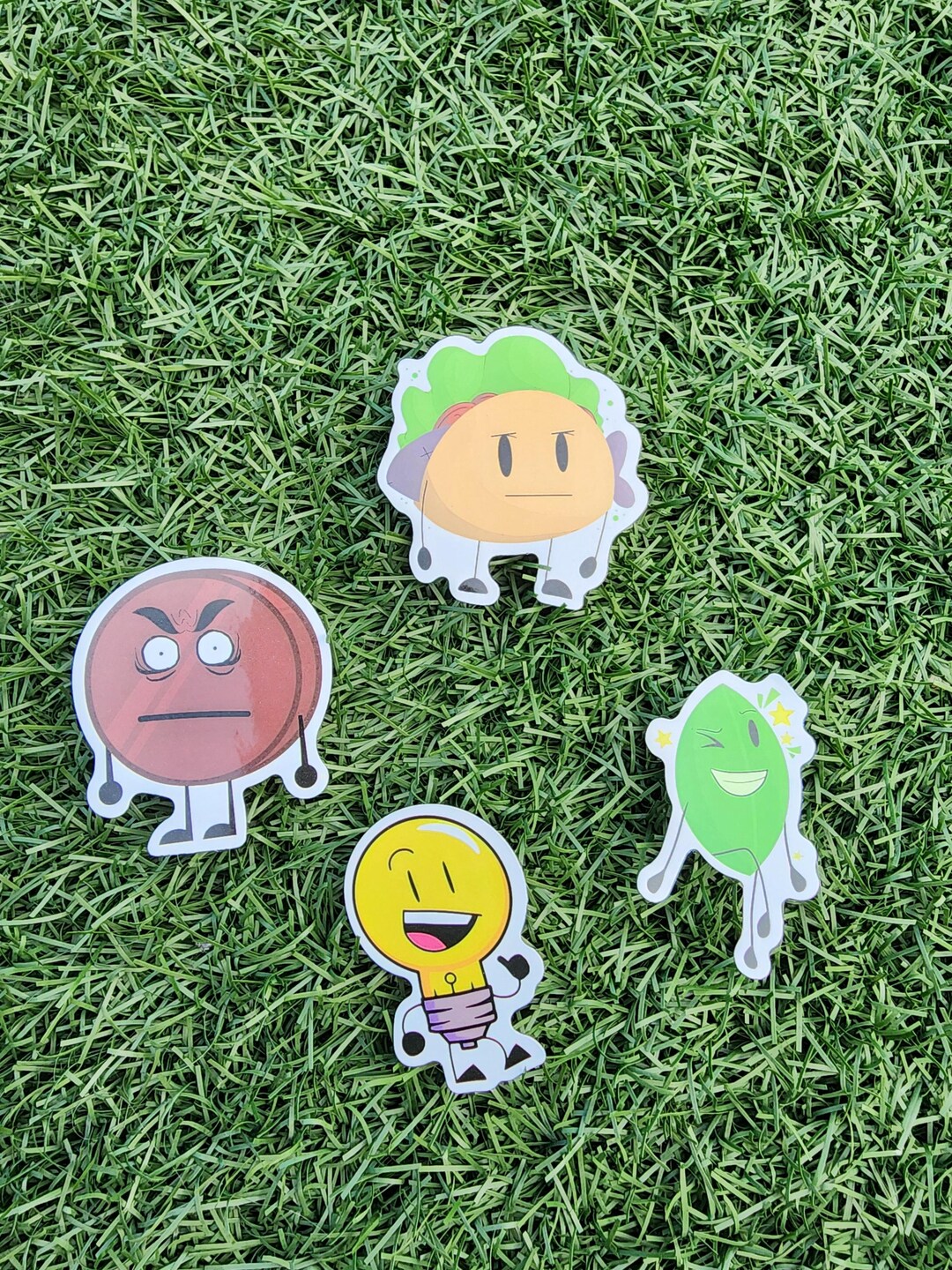 Set of 4 BFDI Battle for Dream Island Theme Stickers - Etsy