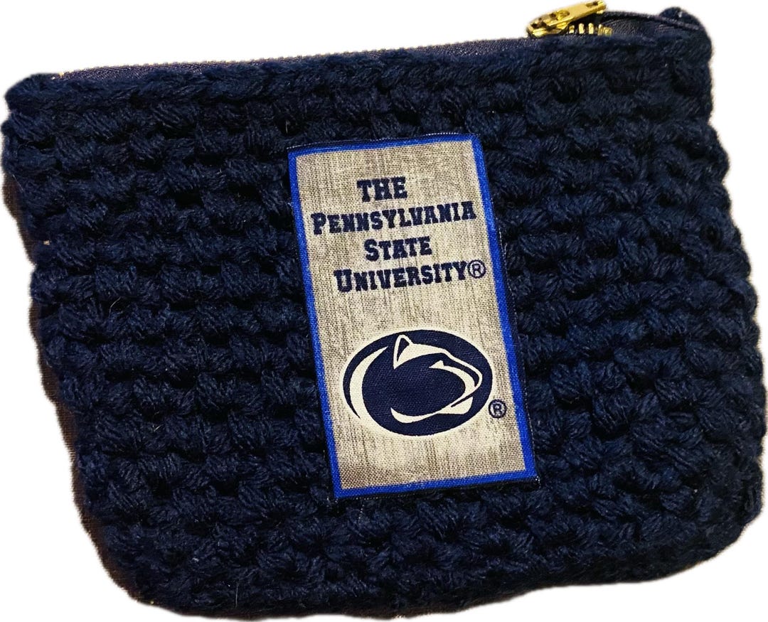 Penn State Small Clutch Bag - University / PSU / School Swag / School ...
