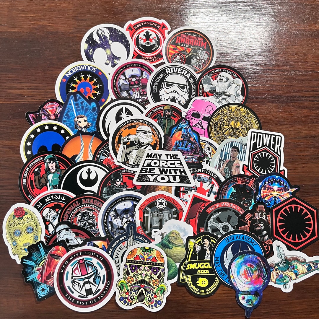 Buy 3 for 2 Stickers|star Wars|jedi, Skywalker, Yoda Star Wars Stickers ...