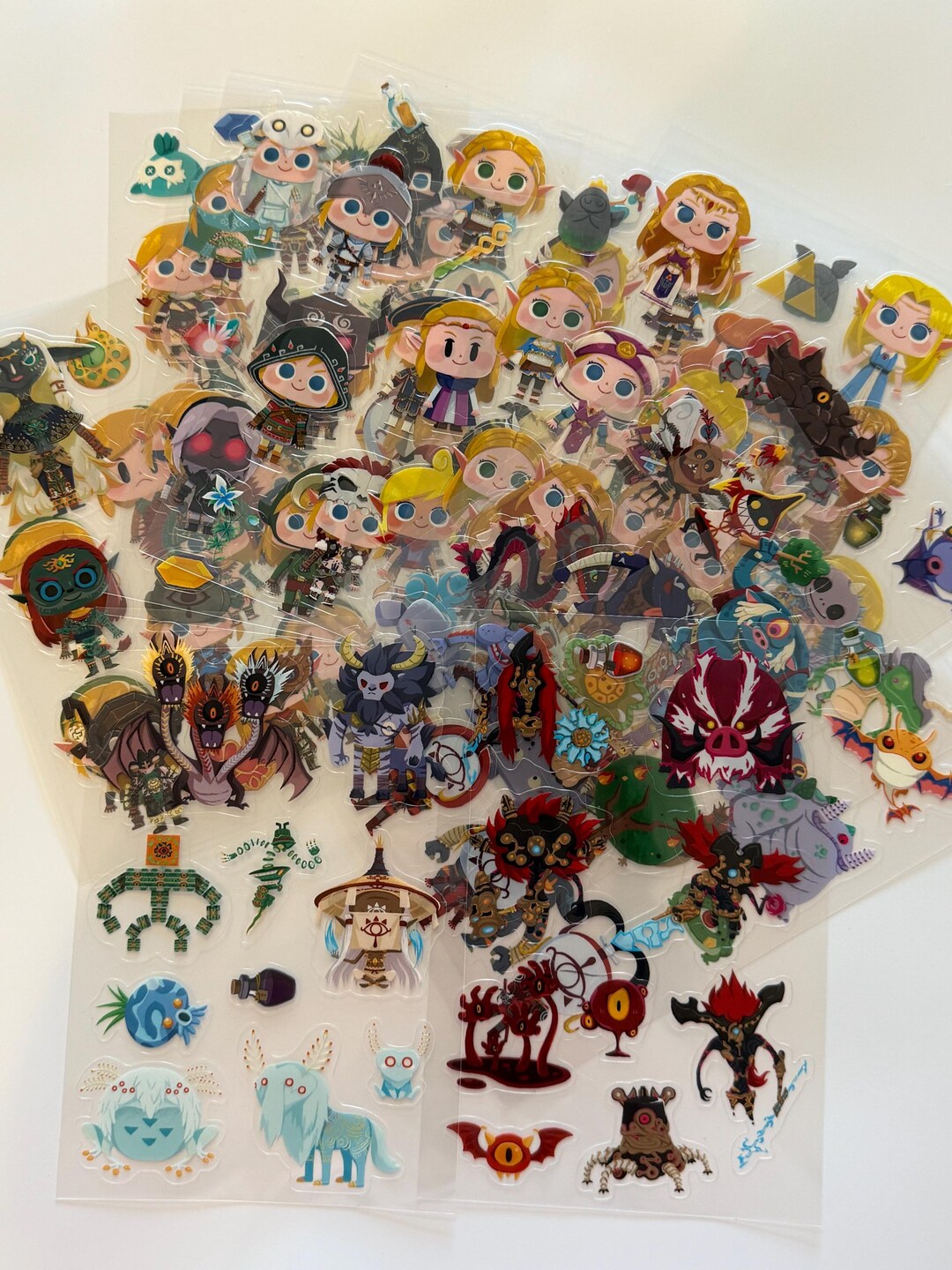 The Legend of Zelda Inspired Transparent Stickers Pack - Etsy