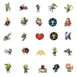 Buy 3 for 2 Stickers|the Legend of Zelda Stickers Pack-50pcs Waterproof ...