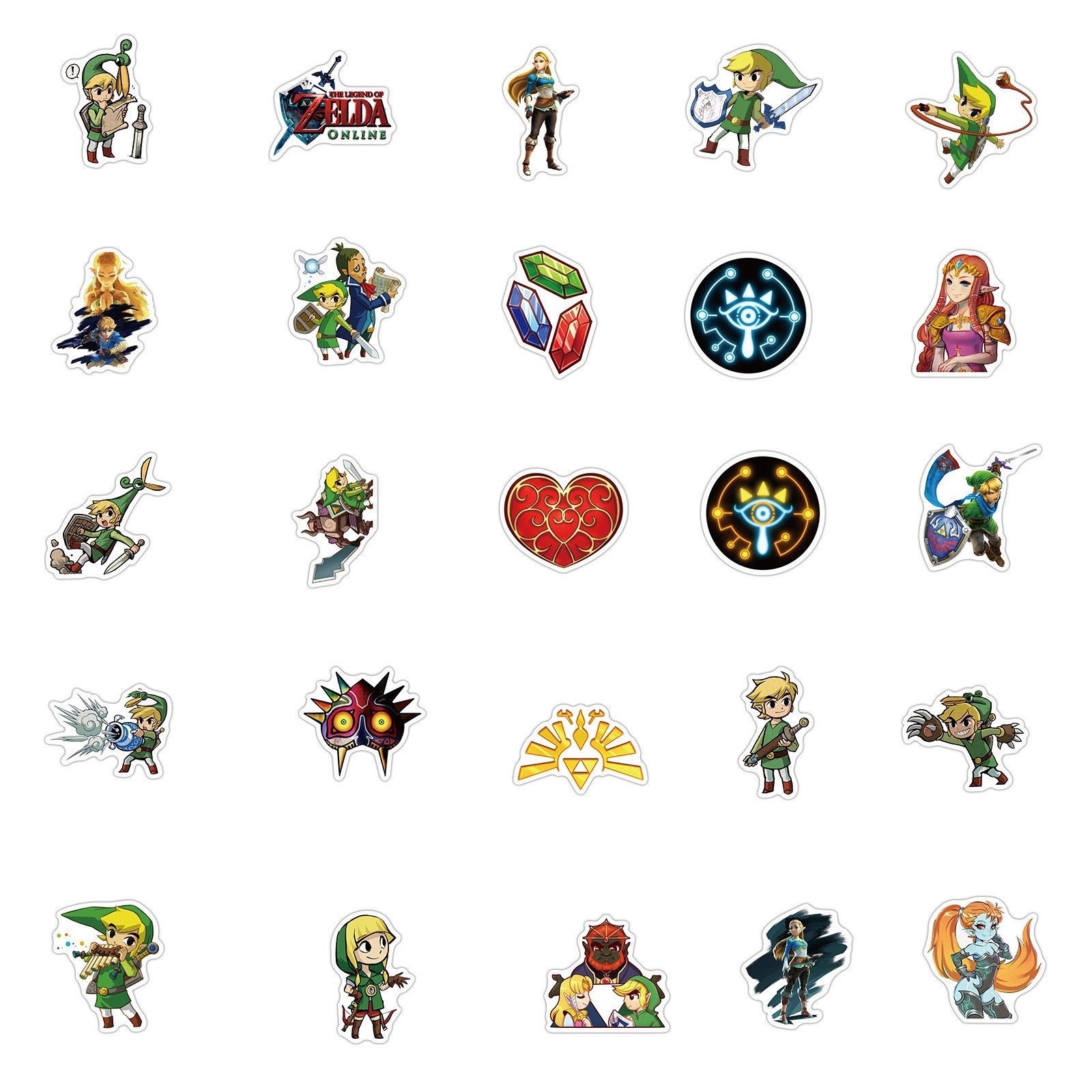 Buy 3 for 2 Stickers|the Legend of Zelda Stickers Pack-50pcs Waterproof ...