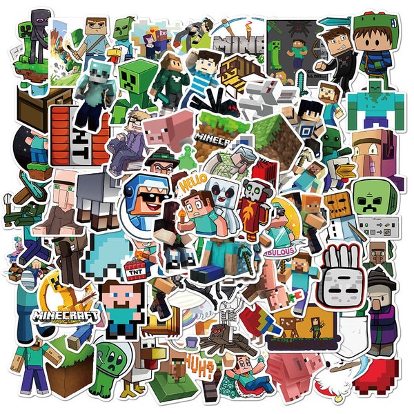 Mincraft stickers - Etsy México