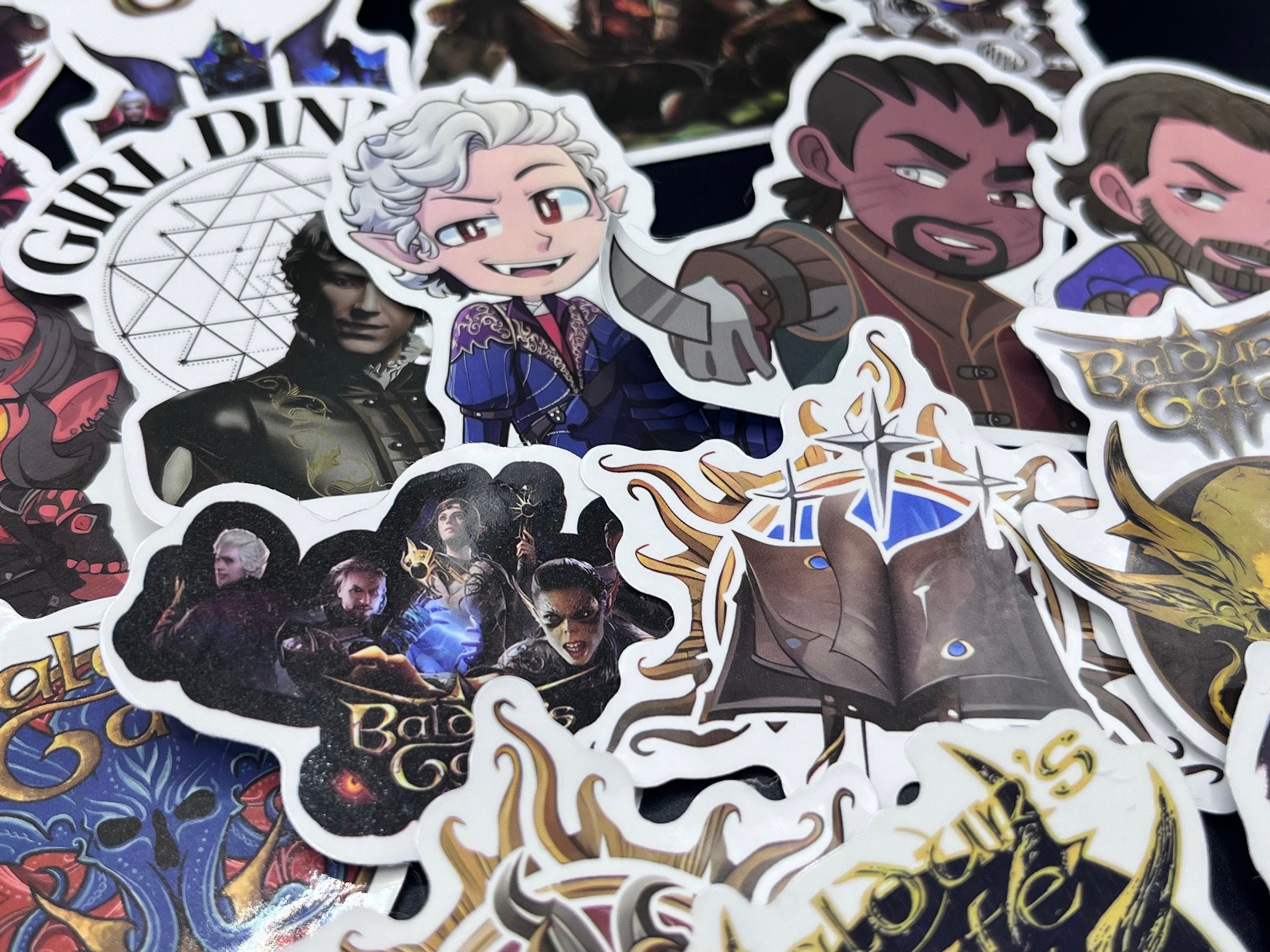 Buy 3 for 2 Stickers|baldur's Gate Stickers Pack-50pcs Waterproof ...