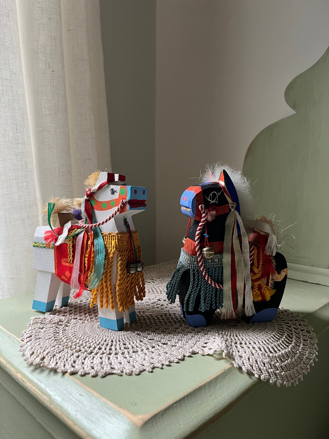 Japaneese Horse Decor | Chagu-chagu Umako Horse | Wooden Sstatuette ...