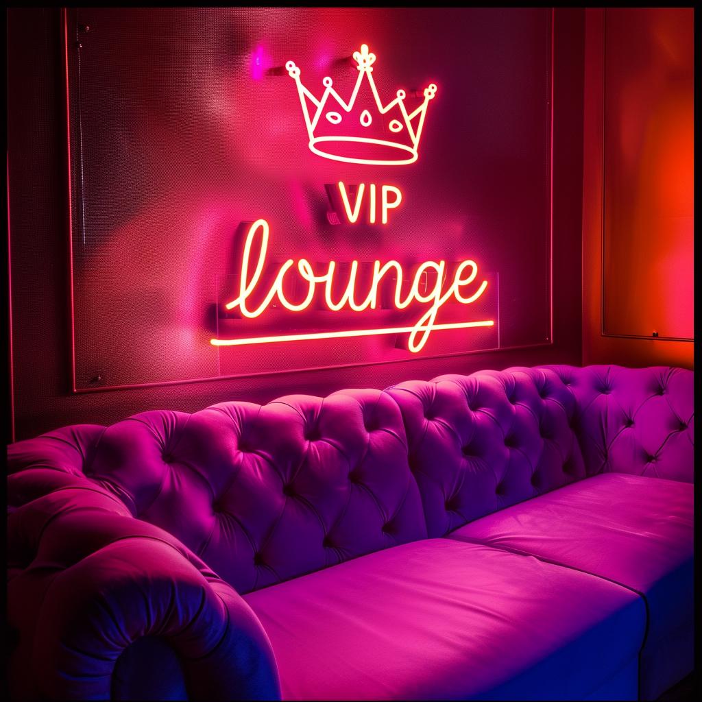 Custom Logo Neon Sign: Beach Bar, VIP Lounge, Outdoor Decor - Etsy