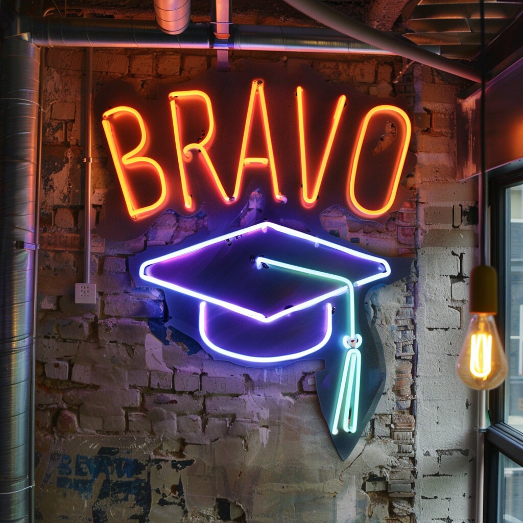 Custom Graduation Neon Sign for Graduation Gifts or Party Decoration ...