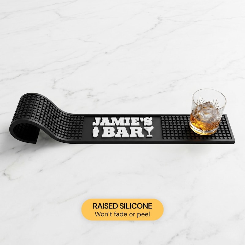 Custom Logo Bar Runner - Etsy