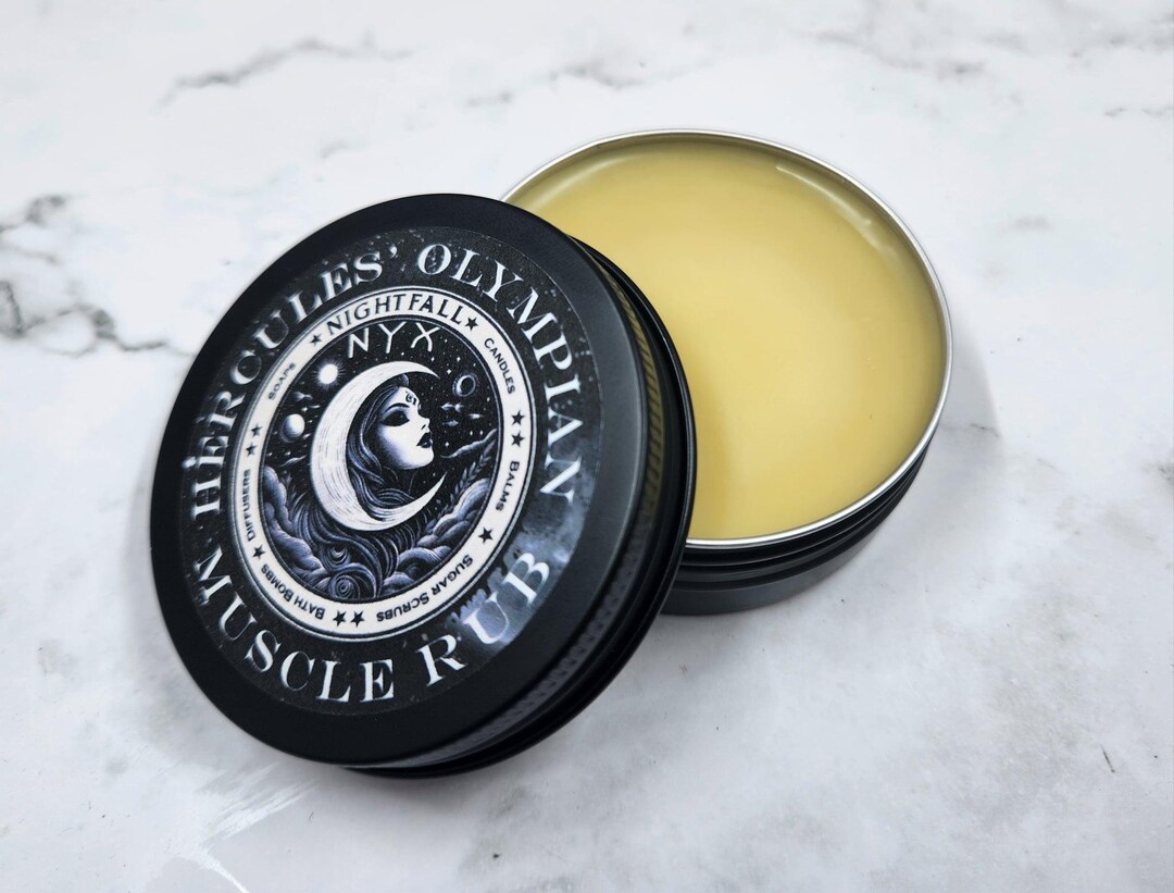 Hercules' Olympian Muscle Rub Menthol Crystals Peppermint Muscle Rub ...