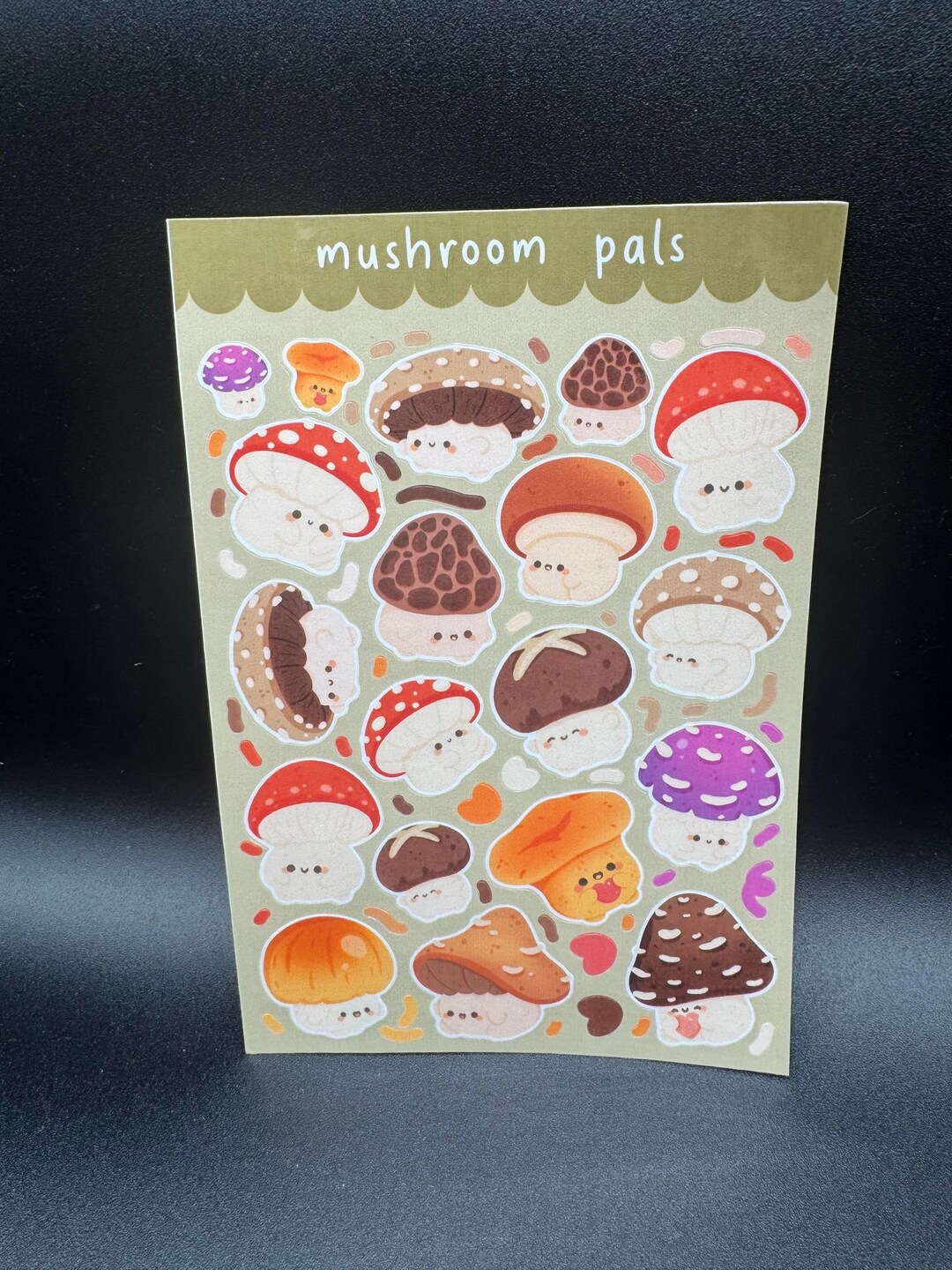 Cute Mushroom Pals Sticker Sheets - Etsy