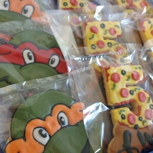 Ninja Turtles Cookies Personalized - Etsy