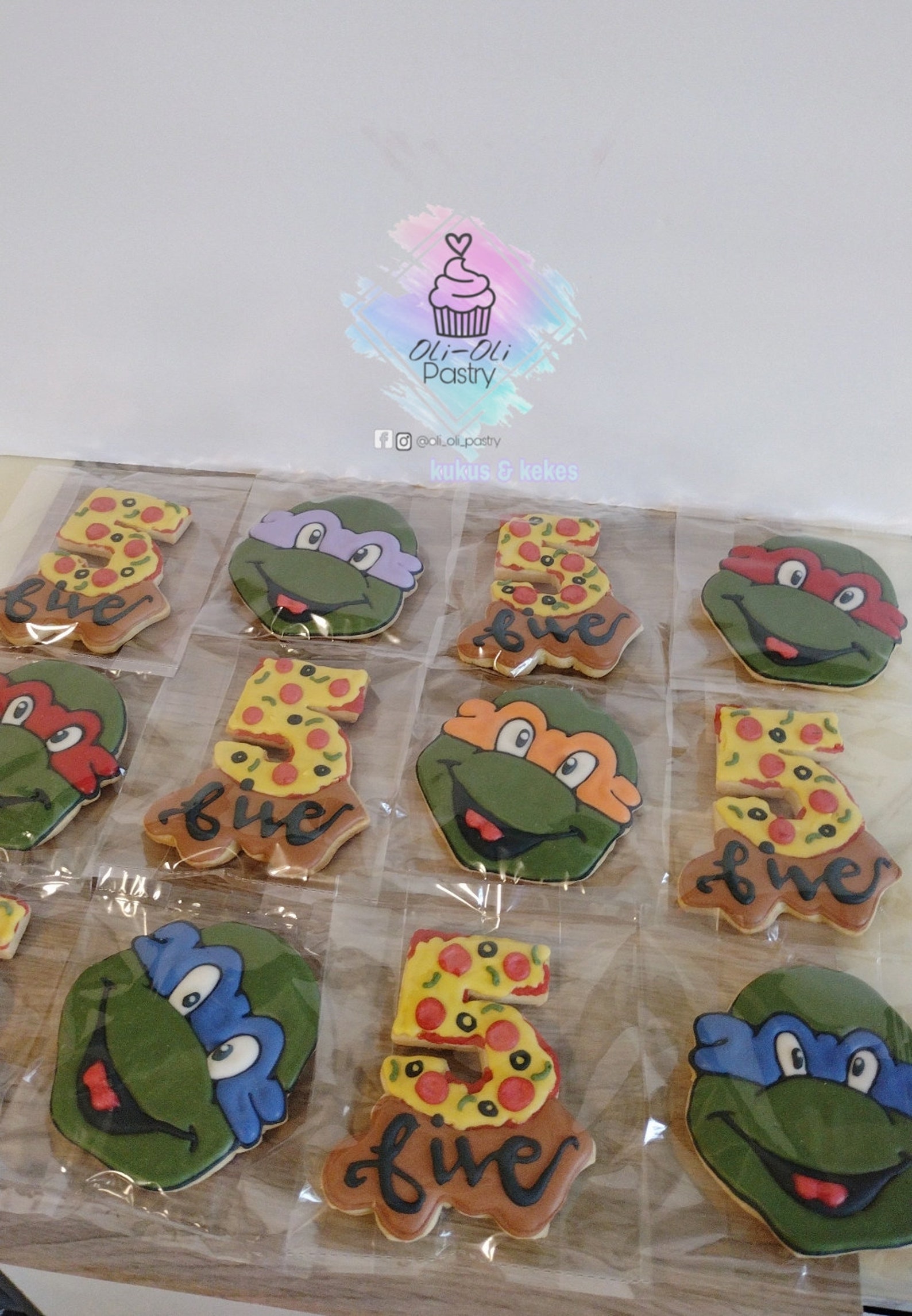 Ninja Turtles Cookies Personalized - Etsy