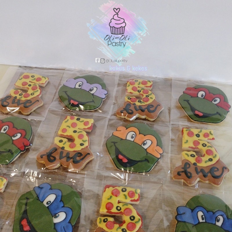 Turtle Cookies - Etsy