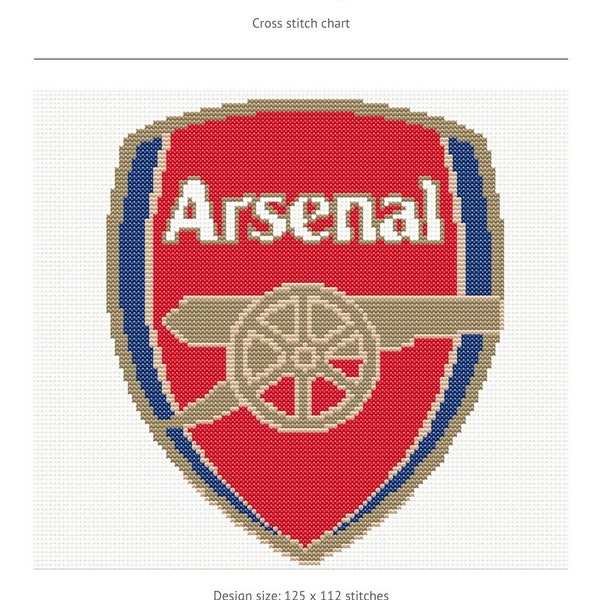 Cross Stitch Badge - Etsy