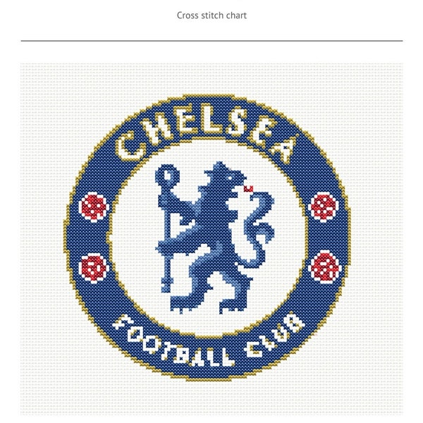 Cross Stitch Badge - Etsy