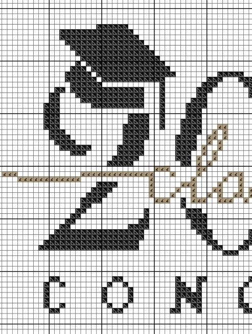 Digital Class of 2024 Graduation Cross Stitch Pattern With Colour DMC ...