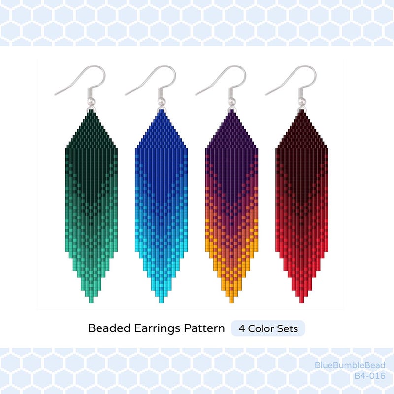 Delica Earrings Patterns - Etsy