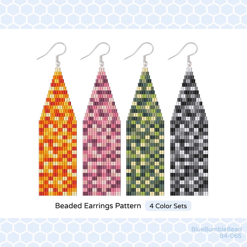 Delica Bead Earrings - Etsy