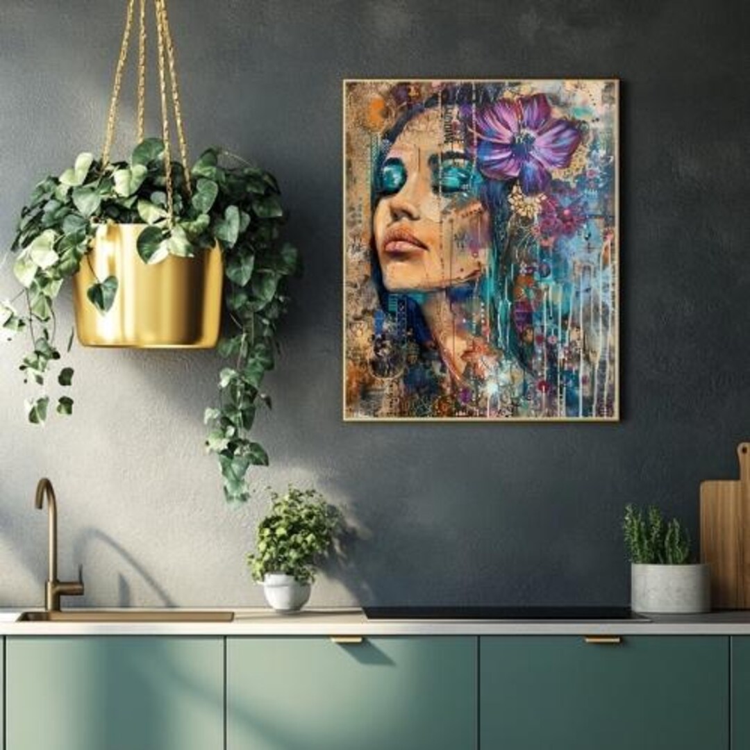 Entryway Boho Wall Art Instant Download Botanical Wall Art for Living ...