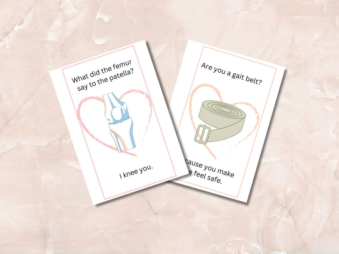 Funny Physical Therapy Valentines, Occupational Therapy Valentines ...