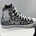 Personalized High-top Converse Shoe (tribute, Birthday, Rest in Peace ...
