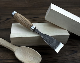 Wood Carving Chisel Set 8 PCS. Hand Forged Straight Chisels ...