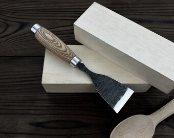 Wood Carving Chisel Set 8 PCS. Hand Forged Straight Chisels ...