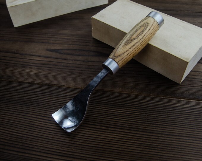Wood Carving Bent Gouge. Spoon Carving Gouge. Wood Carving Chisel. Bowl ...