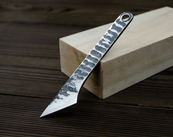 Hand Forged Kiridashi Knife. Japanese Knife. Marking Kiridashi Knife ...