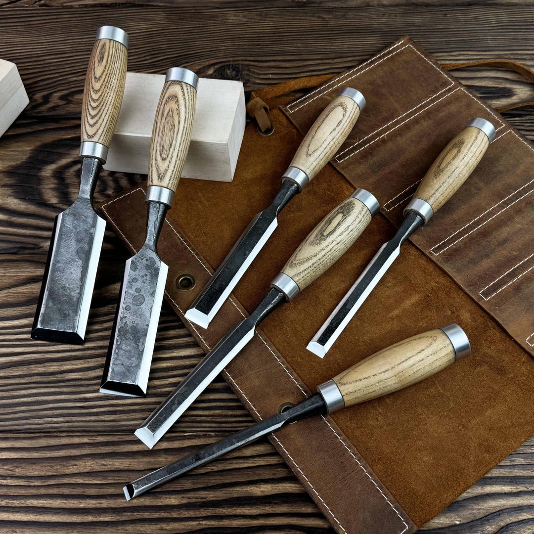 Hand-forged Carving Chisels. for Intricate Wood Designs. Carbon Steel ...