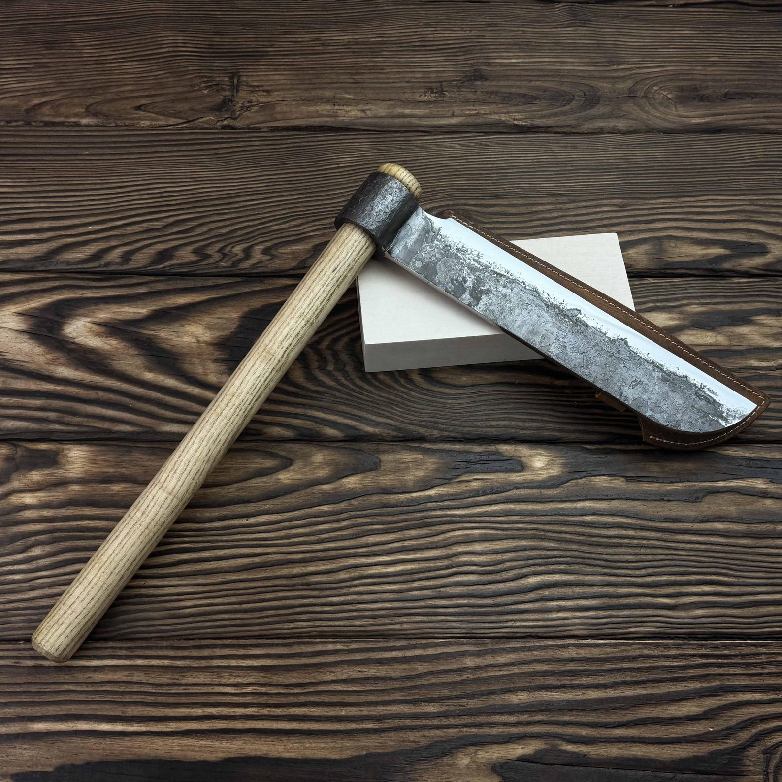Hand-forged Splitting Froe. Woodworking Tool. 52100 Carbon Steel Blade ...