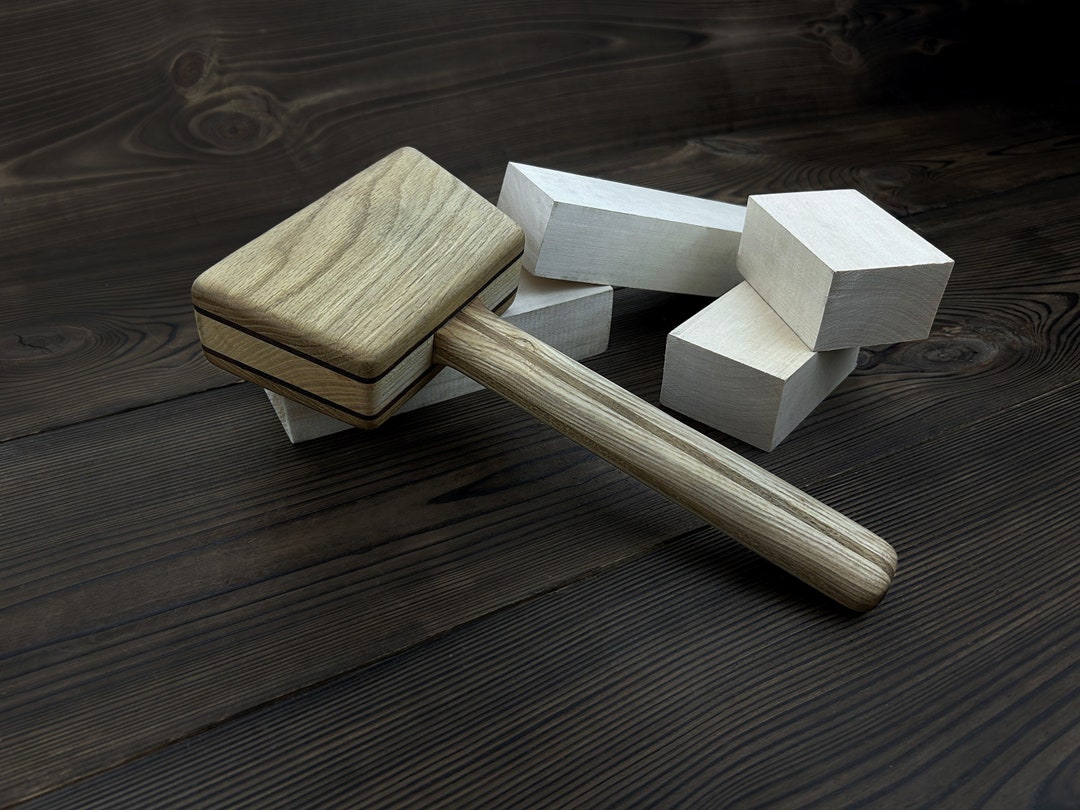 Wooden Mallet. Handmade Woodworking Mallet. Percussion Wooden Hammer ...