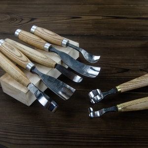 7-piece Wood Carving Tool Set. Spoons Bowls Carving Tools. Wood Carving ...