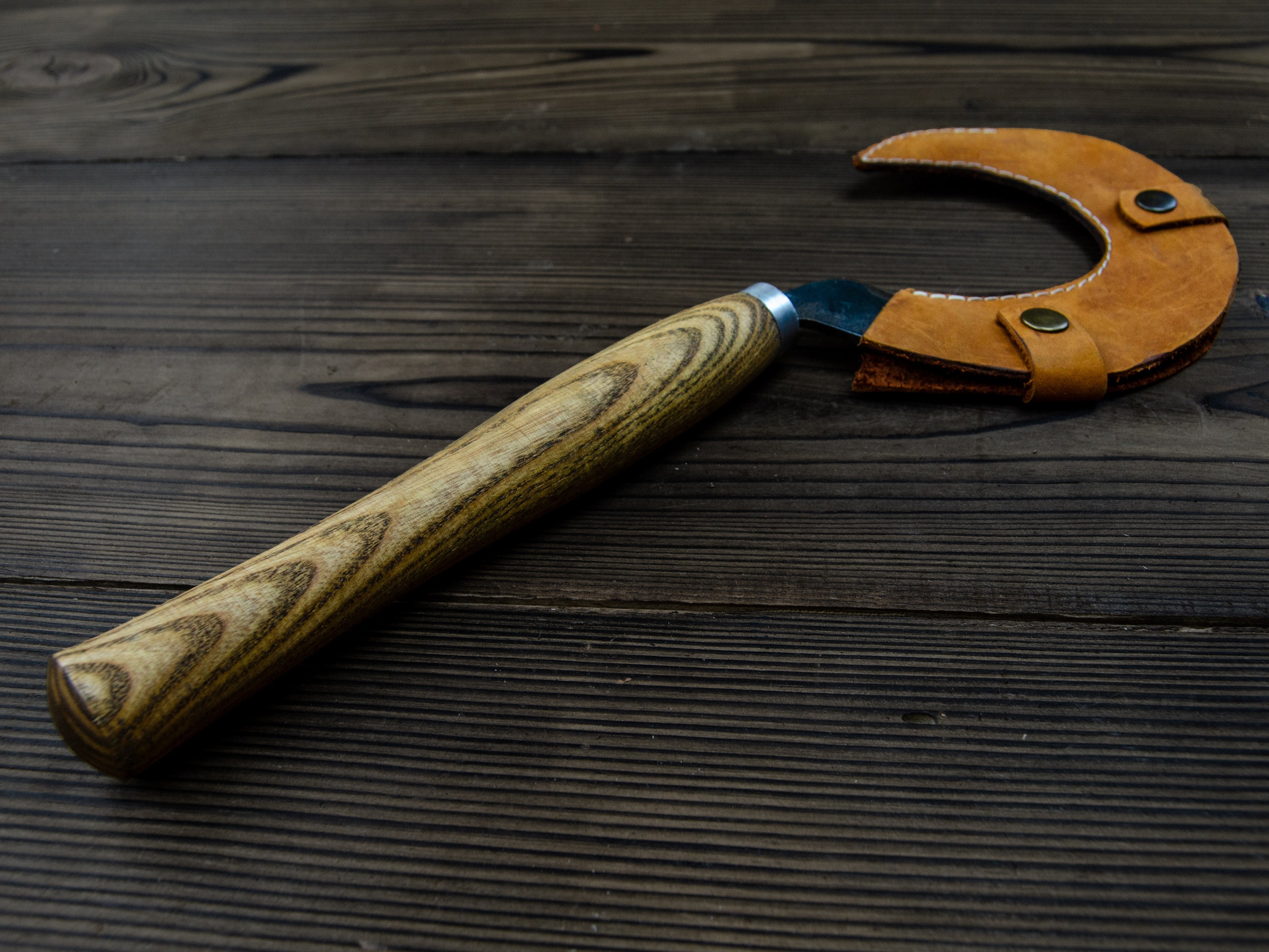 Small Hand Forged Sickle. Harvest Crops and Clear Overgrowth. Garden ...