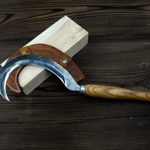 Hand Forged Sickle. Garden Tools for Harvesting Crops and Clearing ...