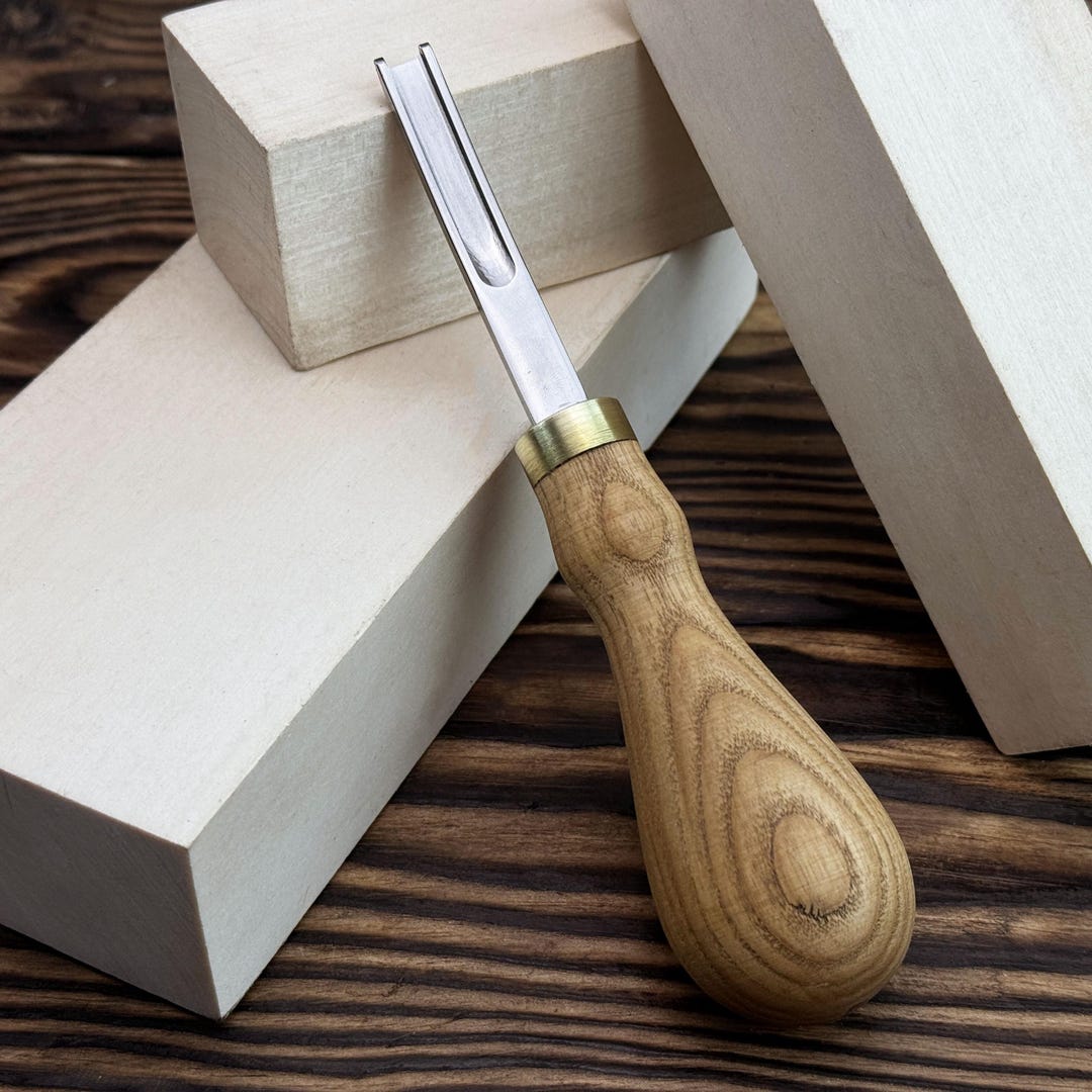 French Edge Skiver. Hand-forged Leatherworking Tool. Carbon Steel Blade ...