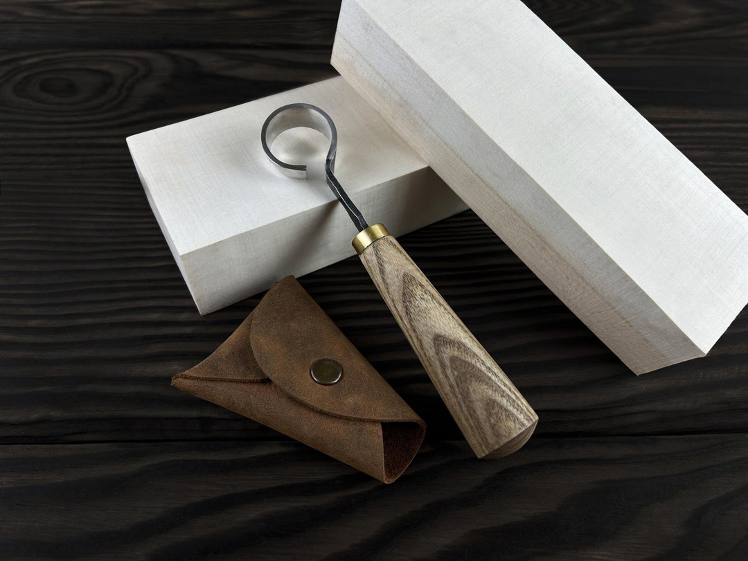 Hand Forged Spoon Carving Scorp Knife. Wood Carving Knife. Spoons Bowls ...