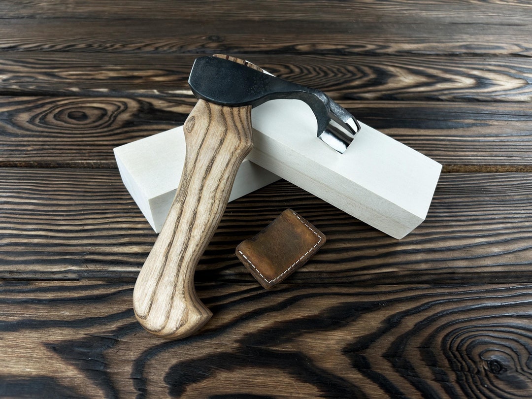 Hand-forged Small Adze With Curved Blade. Hollowing Out Bowls Adze ...