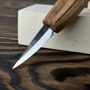 Hand Forged Sloyd Knife. Wood Carving Knife. Carbon Steel Blade ...