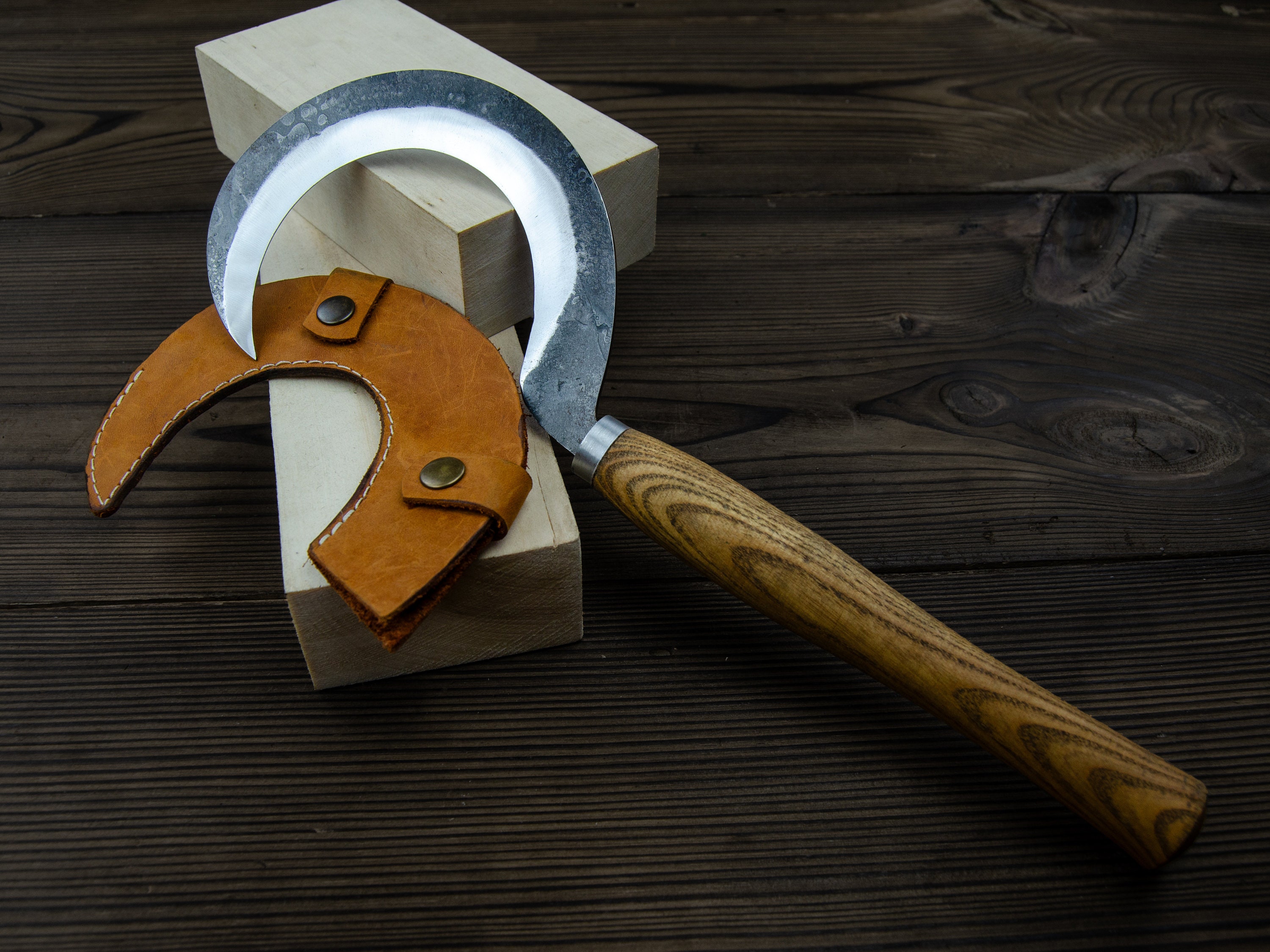 Small Hand Forged Sickle. Harvest Crops and Clear Overgrowth. Garden ...