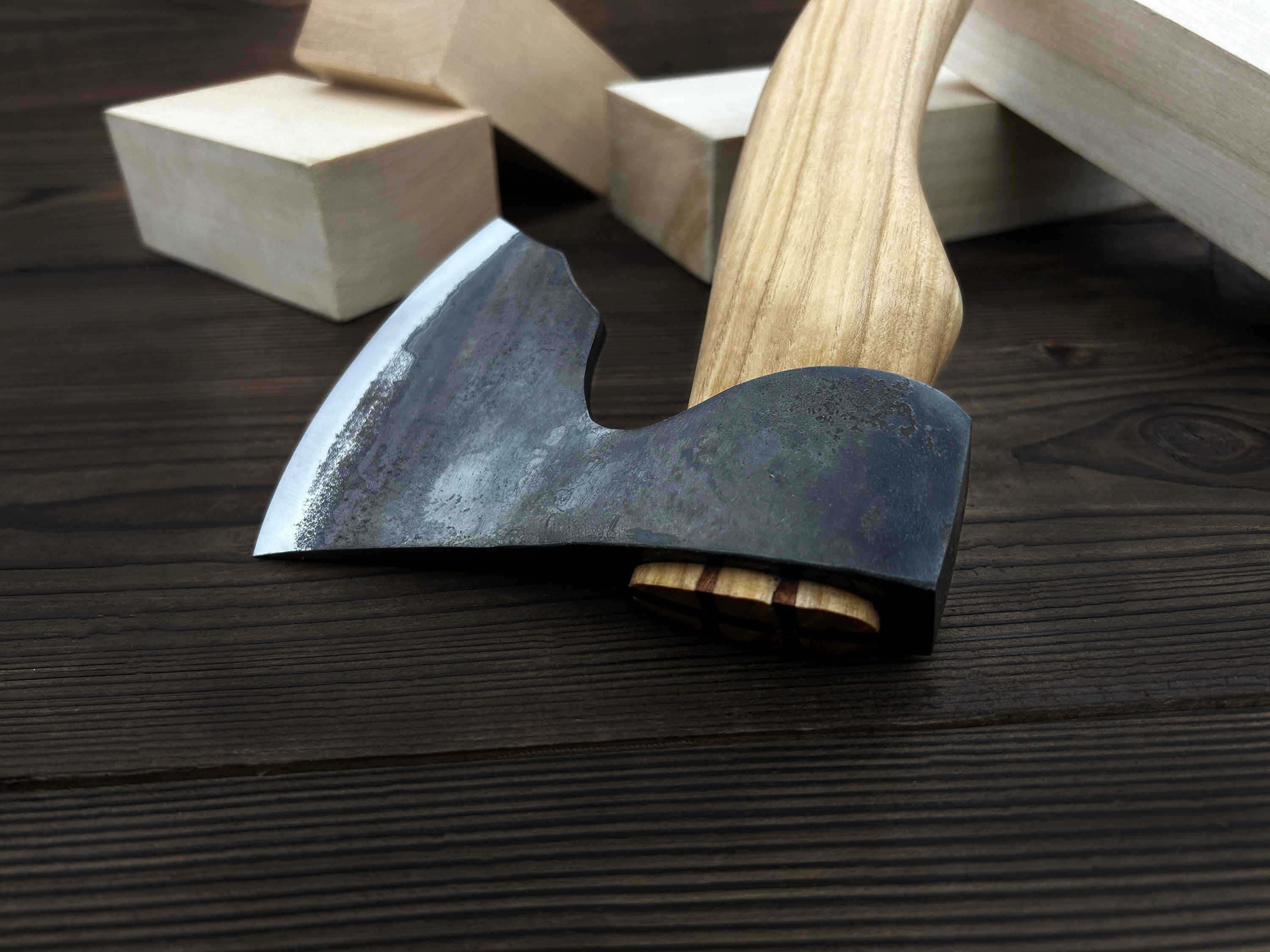 Hand Forged Carving Axe. Spoon Carving Axe. Wood Carving Tool. Chopping ...