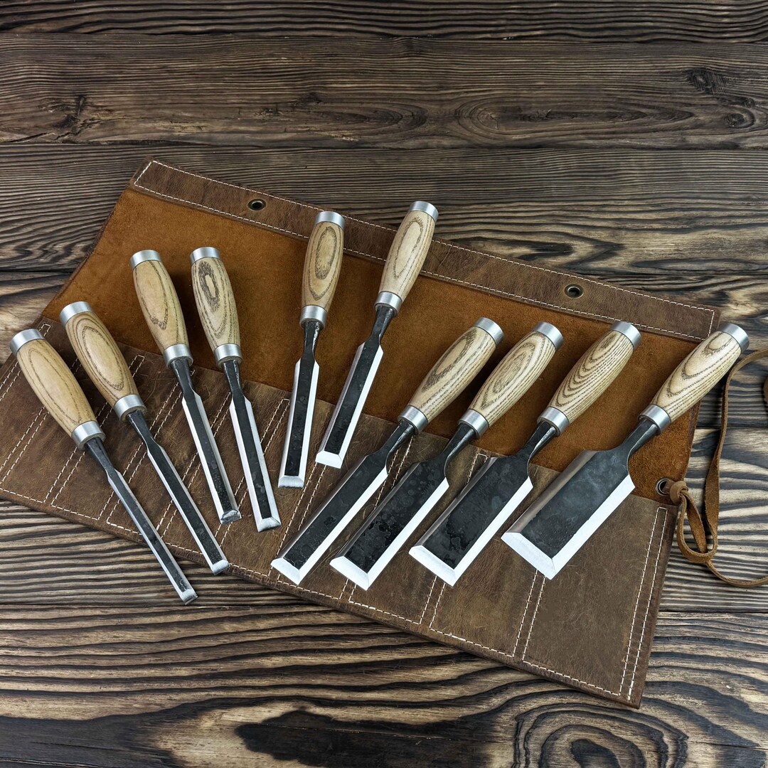 Hand-forged Chisels. Wood Carving Tools for Fine Detail Work. Carbon ...