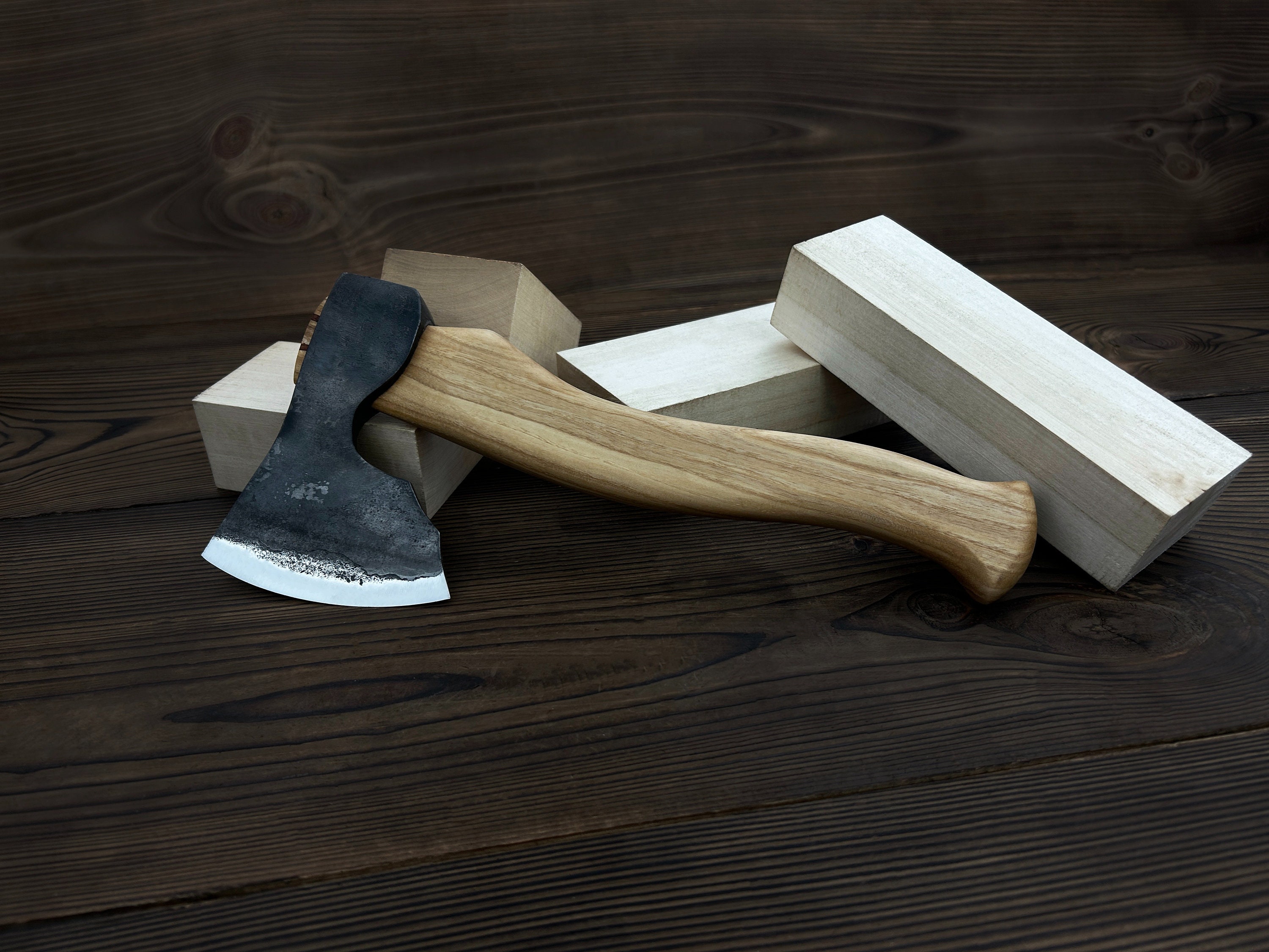 Hand Forged Carving Axe. Spoon Carving Axe. Wood Carving Tool. Chopping ...